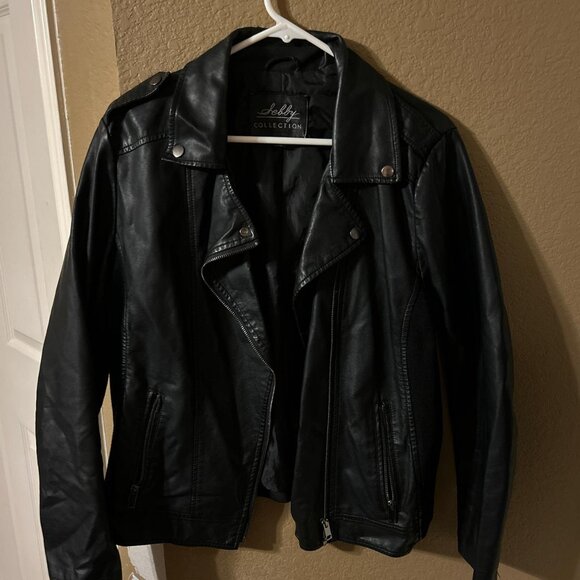 Sebby | Jackets & Coats | Sebby Collection Women Faux Leather Motor ...